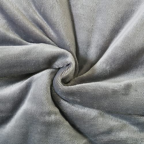 SOCHOW Sherpa Fleece Throw Blanket, Double-Sided Super Soft Luxurious Plush Blanket Throw Size, Grey