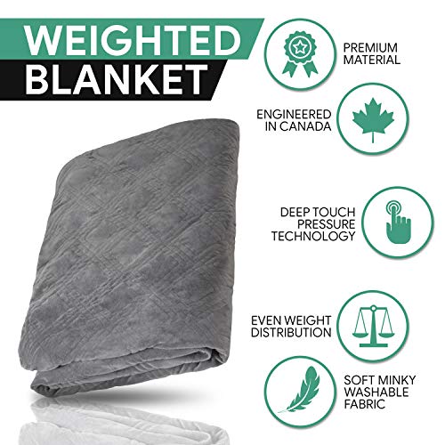 Hush Classic Weighted Blanket With Duvet Cover - Queen 25Lb