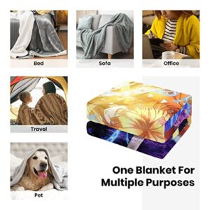 Blanket Soft Weighted Throw Blankets Decorative Bed Blanket for Sofa Couch Chair Bed Cover, Warm Cozy for Bedroom Sofa Travel Camping S 50"x40"