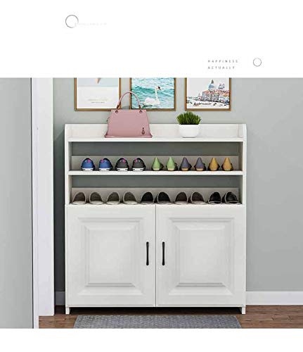 DHTDVD Shoe Rack Shelf Console Cabinet Simple Multi-Layer Large Capacity Shoe Cabinet Storage Cabinet Wooden Shoes (Color : E)