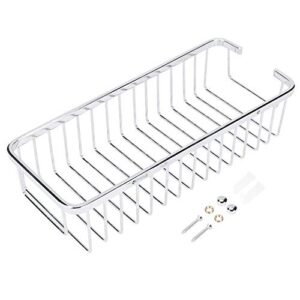 topincn bathroom shelf wall mounted stainless steel shower caddy shampoo conditioner holder storage basket organizer kitchen(#1)