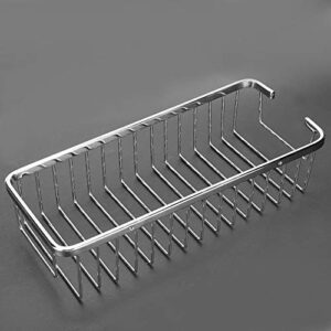 TOPINCN Bathroom Shelf Wall Mounted Stainless Steel Shower Caddy Shampoo Conditioner Holder Storage Basket Organizer Kitchen(#1)