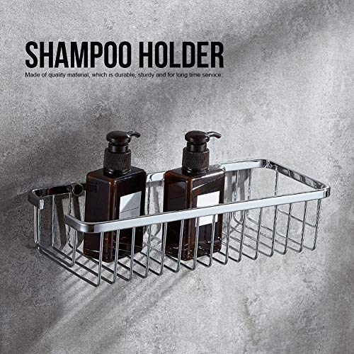 TOPINCN Bathroom Shelf Wall Mounted Stainless Steel Shower Caddy Shampoo Conditioner Holder Storage Basket Organizer Kitchen(#1)