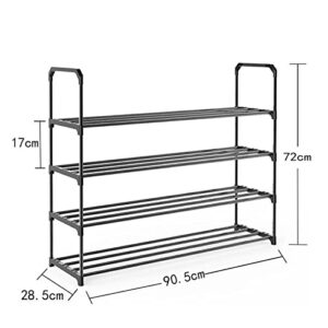 ANMMBER Shoe Shelf Home Put Small Mouth to Store Multi-Layer Shoe Cabinet Dormitory Indoor Good-Looking