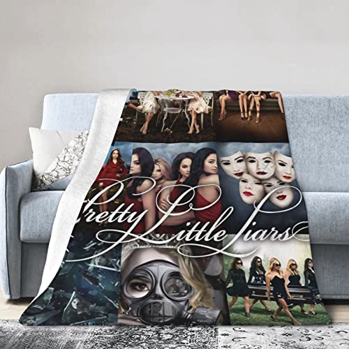 Pretty Little Liars Throw Blanket Ultra Soft Flannel Blanket Cozy Soft Air Conditioner Blankets 50"x40"