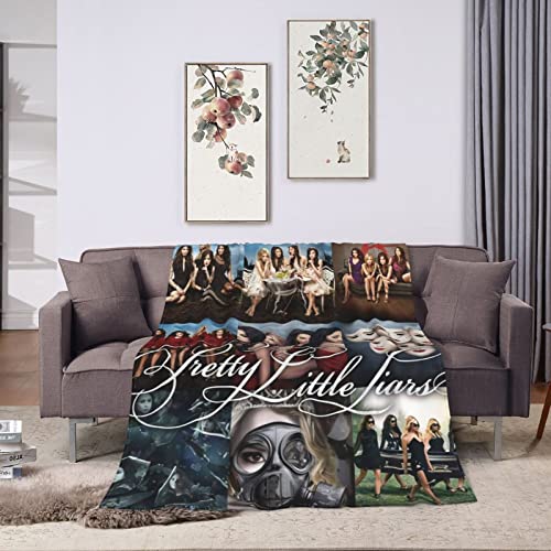 Pretty Little Liars Throw Blanket Ultra Soft Flannel Blanket Cozy Soft Air Conditioner Blankets 50"x40"