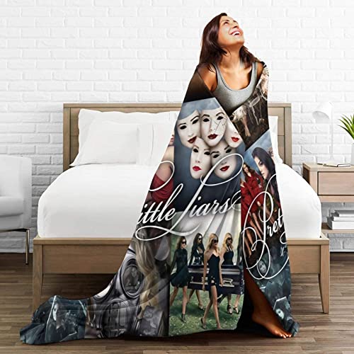 Pretty Little Liars Throw Blanket Ultra Soft Flannel Blanket Cozy Soft Air Conditioner Blankets 50"x40"