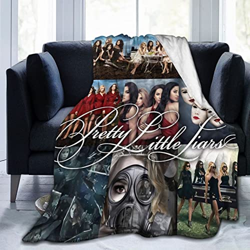 Pretty Little Liars Throw Blanket Ultra Soft Flannel Blanket Cozy Soft Air Conditioner Blankets 50"x40"