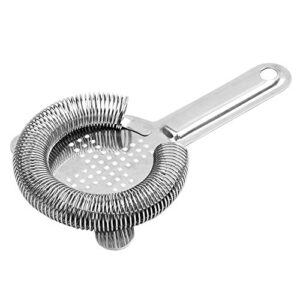 hawthorne cocktail strainer - stainless steel bar strainer for bartending, bar tool drink strainer for bartenders and mixologists