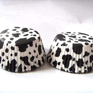 Cow Animal Paper Muffin Cupcake Liners case Birthday Baking Cups Holders 100 pcs,Standard Size 2x1.25inch