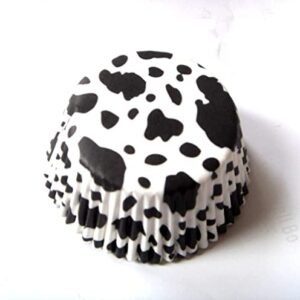 Cow Animal Paper Muffin Cupcake Liners case Birthday Baking Cups Holders 100 pcs,Standard Size 2x1.25inch