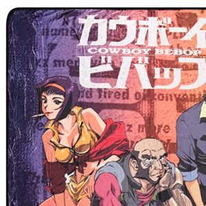 Cowboy Bebop Fleece Throw Blanket - Cowboy Bebop Sessions Anime - Spike Spiegel, Faye Valentine, Edward Wong, Vicious Throw Blanket,One Size