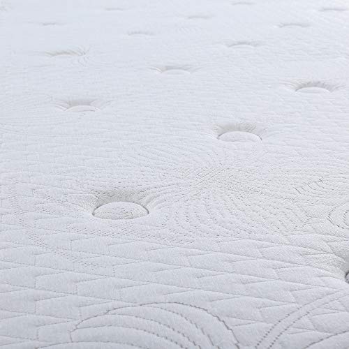 Olee Sleep 9 Inch Breeze Gel Memory Foam Innerspring Mattress, CertiPUR-US Certified, Twin