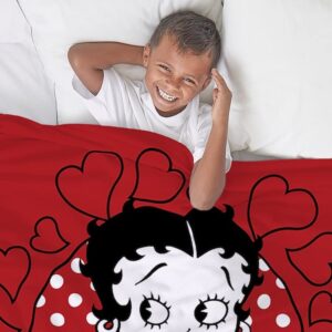 CafePress Betty Boop Circle of He Super Soft Fleece Plush Throw Blanket, 60"x50"