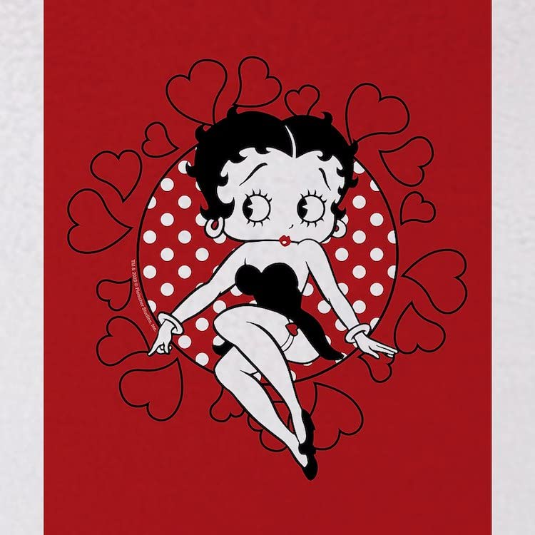 CafePress Betty Boop Circle of He Super Soft Fleece Plush Throw Blanket, 60"x50"