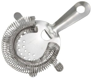 winco stainless steel 4-prong bar strainer