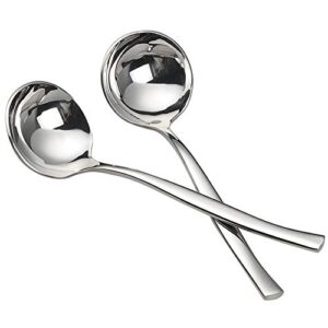 Idotry 2-Piece Stainless Steel Gravy Soup Spoon, Gravy Ladle Soup, Small Ladle