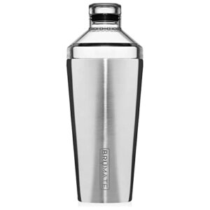 brümate shaker, 20oz triple-insulated stainless steel cocktail shaker (stainless steel)