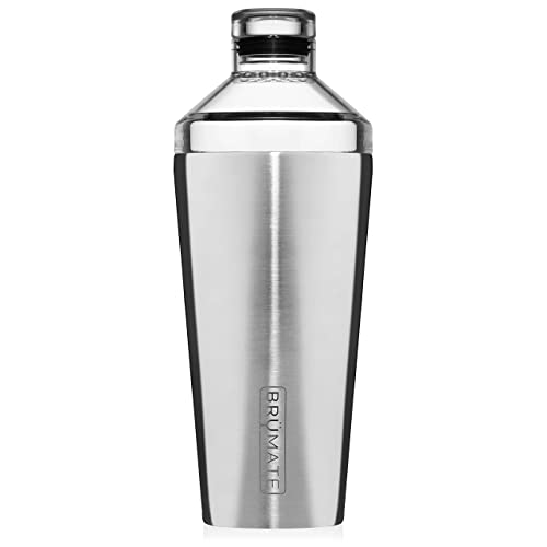 BrüMate Shaker, 20oz Triple-Insulated Stainless Steel Cocktail Shaker (Stainless Steel)