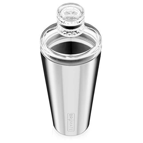 BrüMate Shaker, 20oz Triple-Insulated Stainless Steel Cocktail Shaker (Stainless Steel)