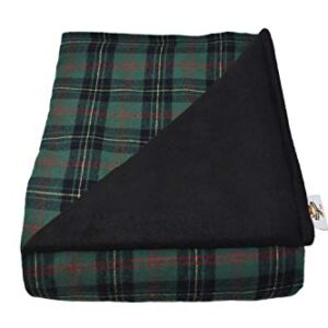 SENSORY GOODS Young Adult - Deluxe - Made in America - Medium Weighted Blanket 10lb Medium Pressure - Dwight Pattern - Fleece/Flannel (66" x 42") Provides Comfort and Relaxation.