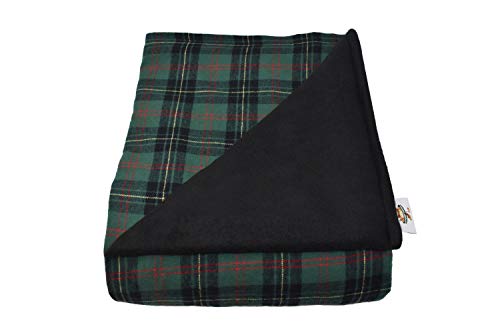 SENSORY GOODS Young Adult - Deluxe - Made in America - Medium Weighted Blanket 10lb Medium Pressure - Dwight Pattern - Fleece/Flannel (66" x 42") Provides Comfort and Relaxation.