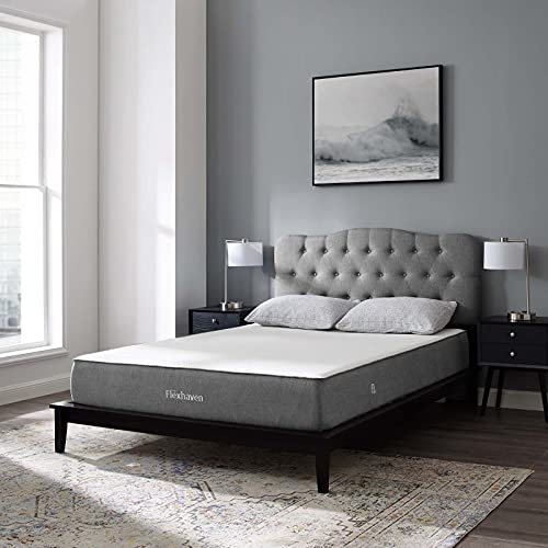 Modway Flexhaven 10" Gel Cooling Ventilated CertiPUR-US Certified Memory Foam Queen Mattress