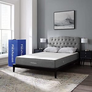 Modway Flexhaven 10" Gel Cooling Ventilated CertiPUR-US Certified Memory Foam Queen Mattress