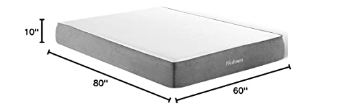 Modway Flexhaven 10" Gel Cooling Ventilated CertiPUR-US Certified Memory Foam Queen Mattress