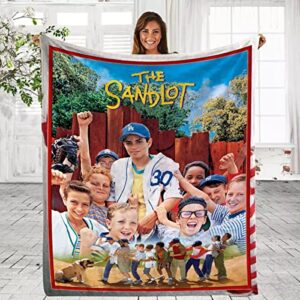 the sandlot fists movie vintage christmas blanket fleece (fleece blanket, 60x80)