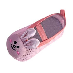 lykmera animal kids boys girls socks barefoot shoes socks non slip floor cartoon pattern mesh infant shoes kd8 shoes (pink, 6-12 months)