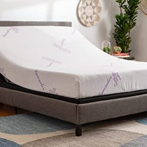 Tulo by Mattress Firm | 8 INCH Memory Foam Lavender Mattress | Medium Comfort | Pain-REDUCING Pressure Relief | Queen Size