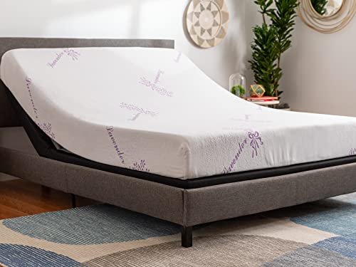 Tulo by Mattress Firm | 8 INCH Memory Foam Lavender Mattress | Medium Comfort | Pain-REDUCING Pressure Relief | Queen Size