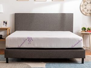 tulo by mattress firm | 8 inch memory foam lavender mattress | medium comfort | pain-reducing pressure relief | queen size