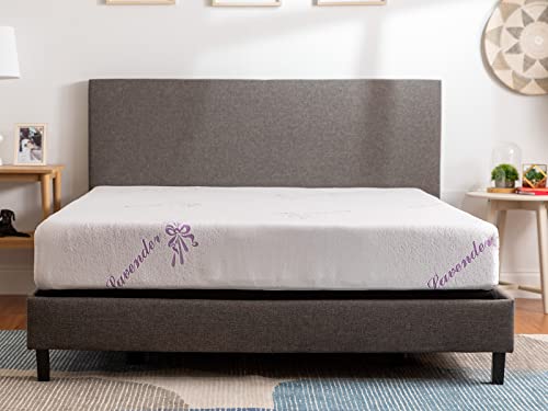 Tulo by Mattress Firm | 8 INCH Memory Foam Lavender Mattress | Medium Comfort | Pain-REDUCING Pressure Relief | Queen Size