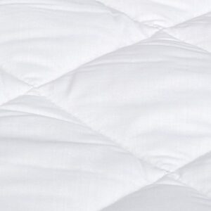 Amazon Basics Hypoallergenic Quilted Mattress Topper Pad Cover - 18 Inch Deep, Full