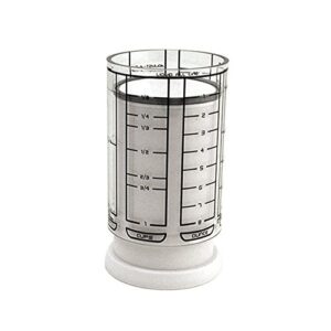 kitchenart 1 cup adjust-a-cup, plastic, white