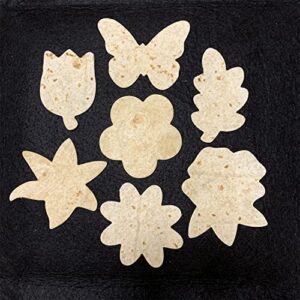 Flower and Leaf Cookie Cutter Set-7 Piece-Daisy, Lily, Rose, Tulip, Oak Leaf and Butterfly Fondant Biscui Cutters