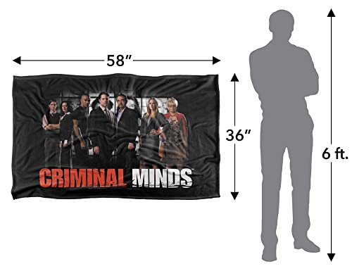 Criminal Minds The Brain Trust Officially Licensed Silky Touch Super Soft Throw Blanket 36" x 58"