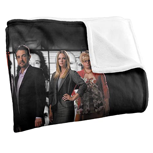 Criminal Minds The Brain Trust Officially Licensed Silky Touch Super Soft Throw Blanket 36" x 58"