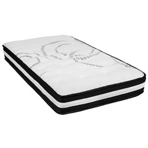 EMMA + OLIVER 10 Inch Hybrid Pocket Spring Mattress, Twin Mattress in a Box