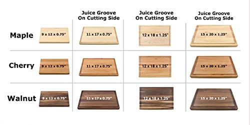 Personalized Cutting Board - Custom Cutting Boards Wedding Gifts for Couples, Anniversary, Housewarming Gift - Engraved Handmade USA Customizable Wooden Kitchen Decor Gift for New Homeowners