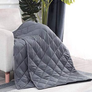 AsFrost Weighted Blanket 2.0 for Adult and Kids, 100% Breathable Cotton with Premium Glass Beads