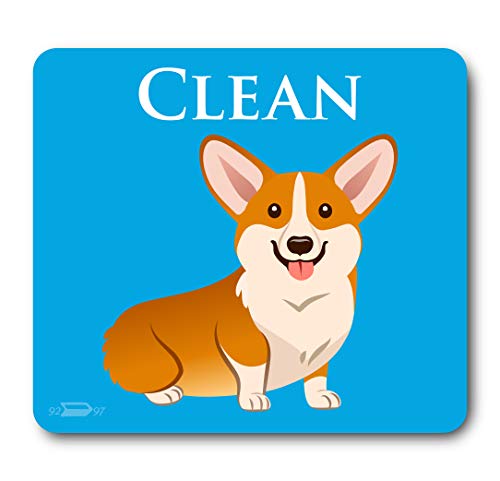 Dog Butt Funny Clean Dirty Dishwasher Magnet, Reversible Dish Washer Refrigerator Sign, Funny Corgi Butt, Double Sided Strong Kitchen Flip Indicator, Bonus Universal Magnetic Plate, Animal Magnet