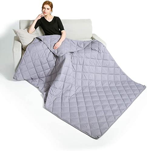 Qusleep Diamond Weighted Blanket (Grey, 60''80'' - 25LB)