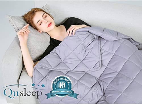 Qusleep Diamond Weighted Blanket (Grey, 60''80'' - 25LB)