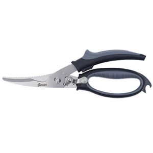 poultry shears - heavy duty kitchen scissors for cutting chicken, poultry, game, bone, meat - chopping food - spring loaded