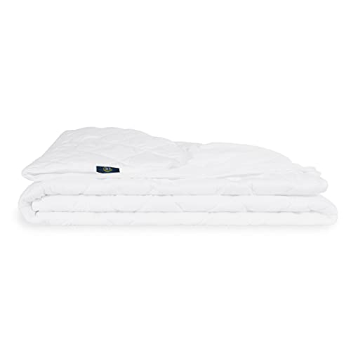 SERTA Power Clean Quilted Soft Waterproof Mattress Pad Protector with 15" Deep Pocket, Full, White