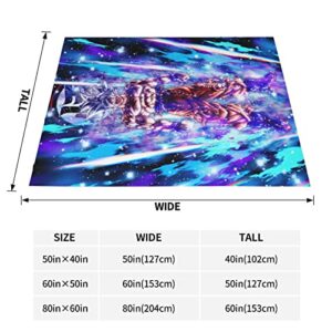 Dragon Ball Anime Fleece Plush Throw Blanket Soft Cozy Blankets for Bed Sofa Couch 80" x 60"