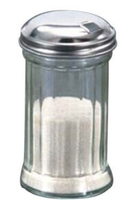 american metalcraft 12 oz plastic sugar shaker w/lid